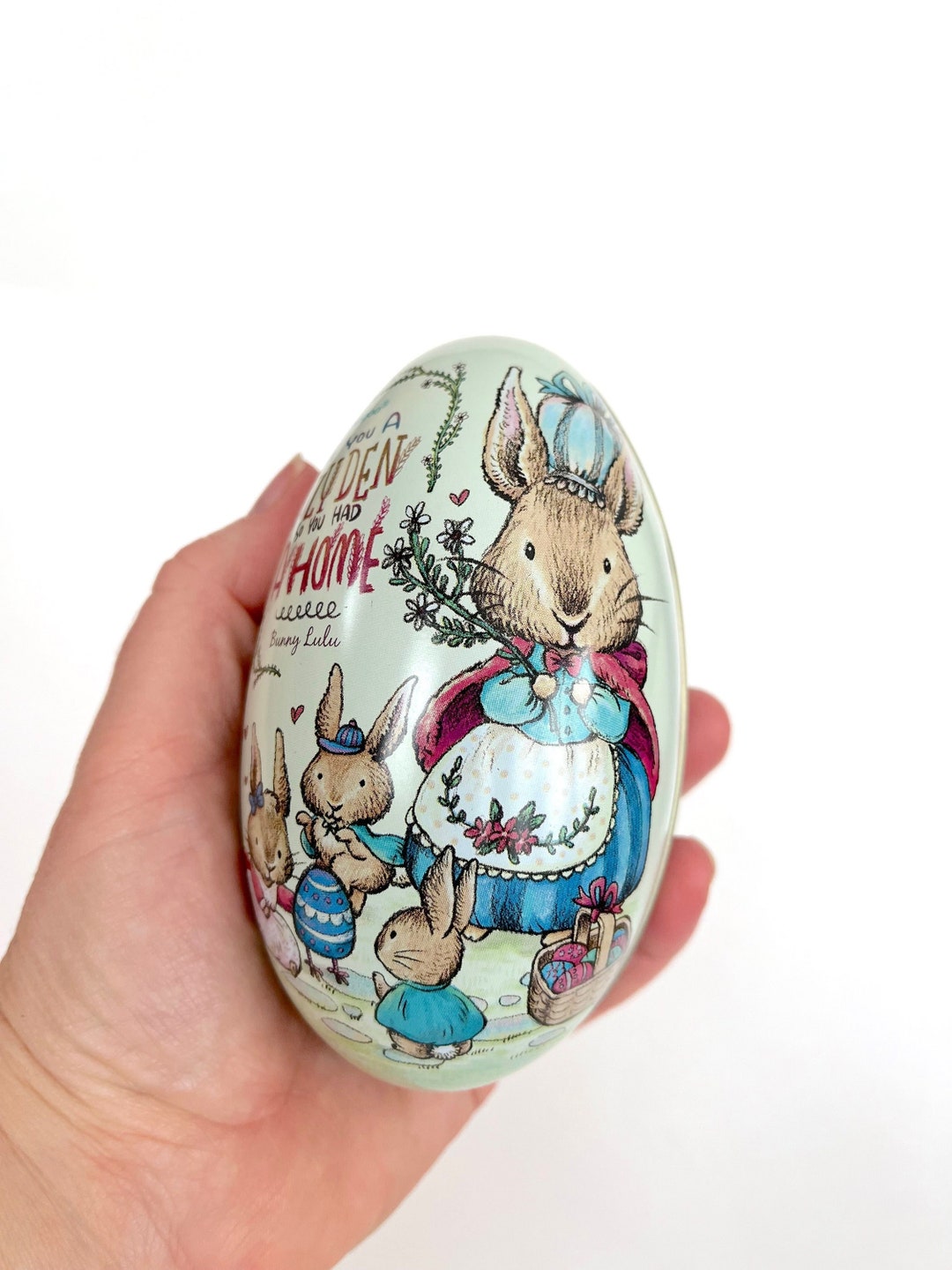 Large Decorative Metal Easter Egg to Fill With Surprises - Etsy