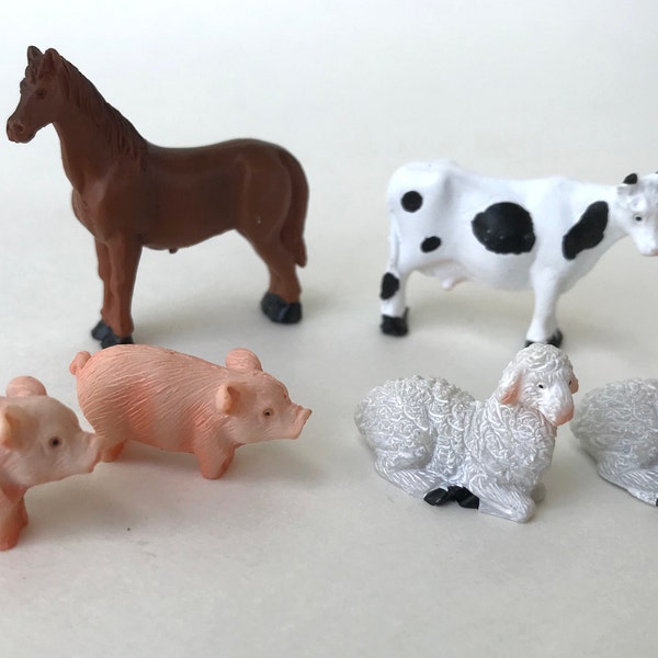Miniature Farm Animals - Etsy
