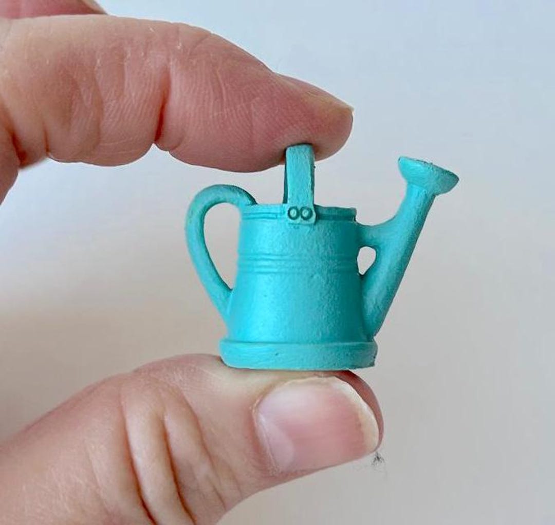 Miniature Watering Can Fairy Garden Dollhouse Diorama - Etsy