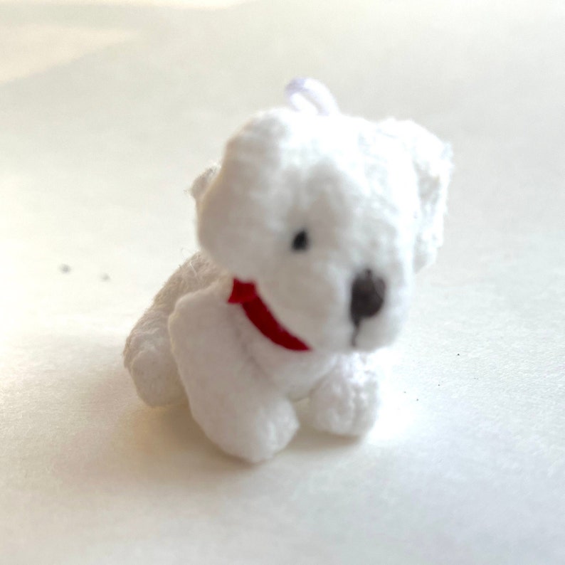 Miniature Stuffed Puppy Mini Plush Dog Doll Accessory - Etsy