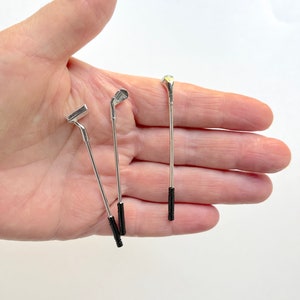 Miniature Golf Clubs and Golf Balls for Dollhouse or Gift - Etsy