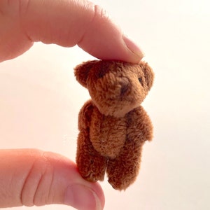 Very Tiny Soft Fuzzy Stuffed Teddy Bear (for 6yrs or Older) - Etsy