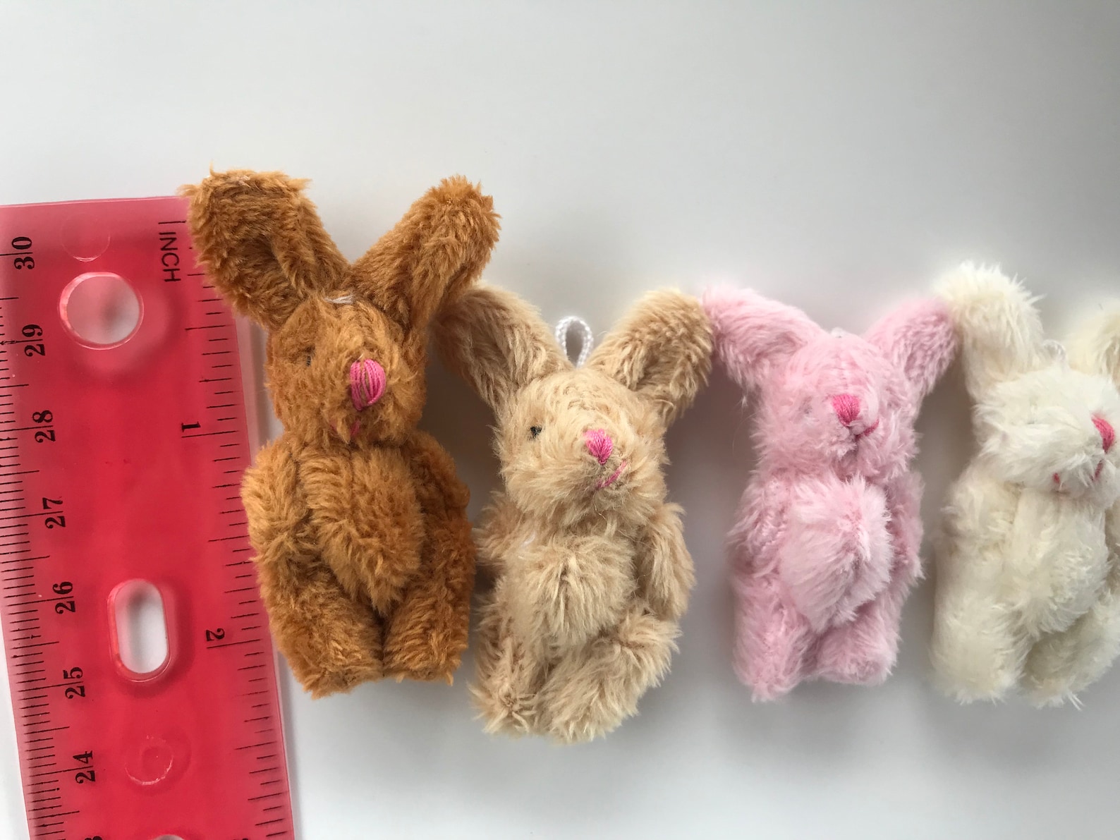 Tiny Bunny Rabbit Dollhouse Toy Miniature Stuffed Animal 6yrs - Etsy