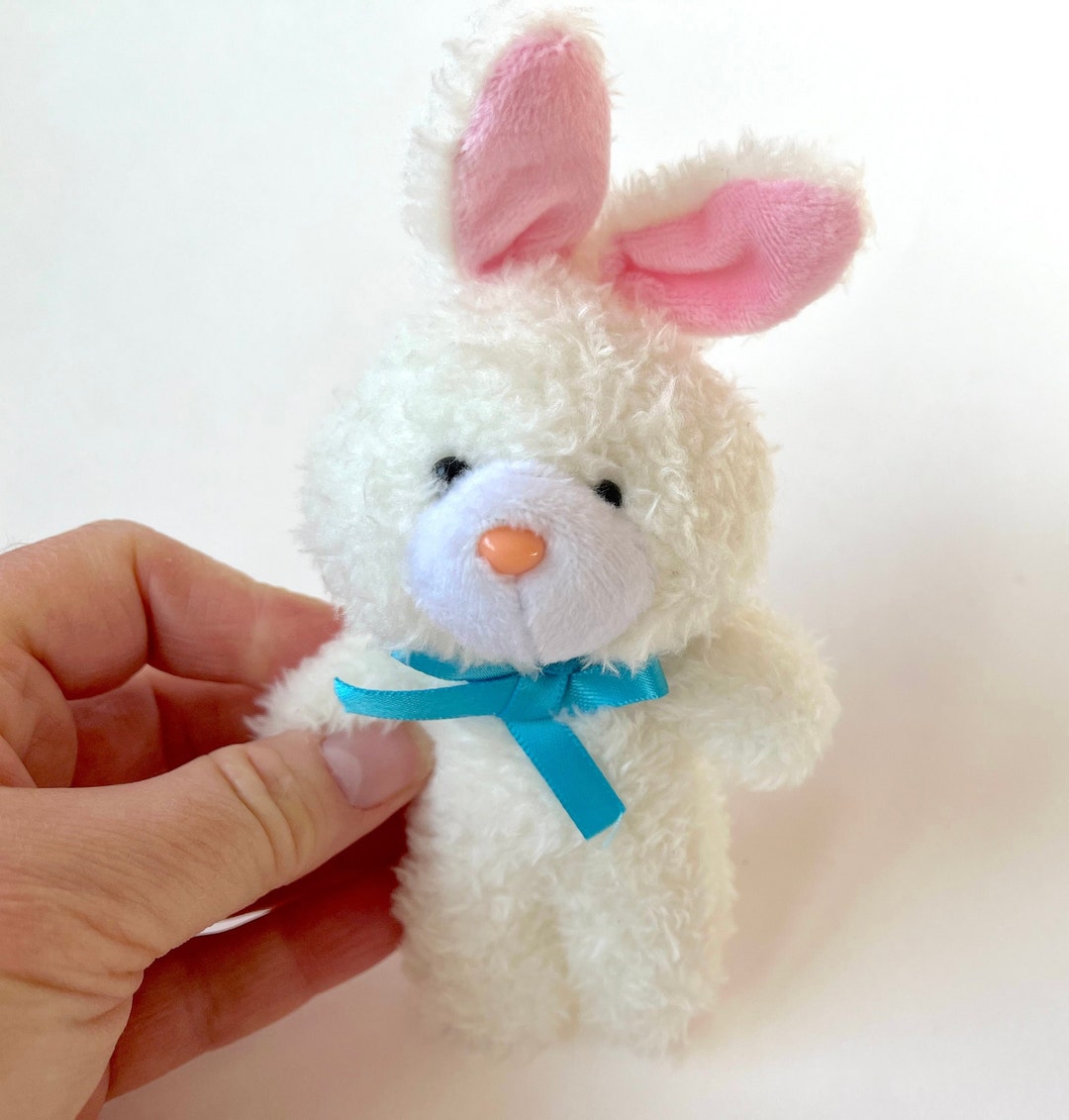 Small Stuffed Bunny Plush Rabbit Craft DIY Doll Accessory - Etsy