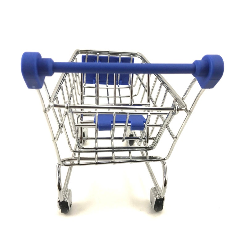 Small Toy Shopping Cart for Doll Pretend Play Desk Toy - Etsy