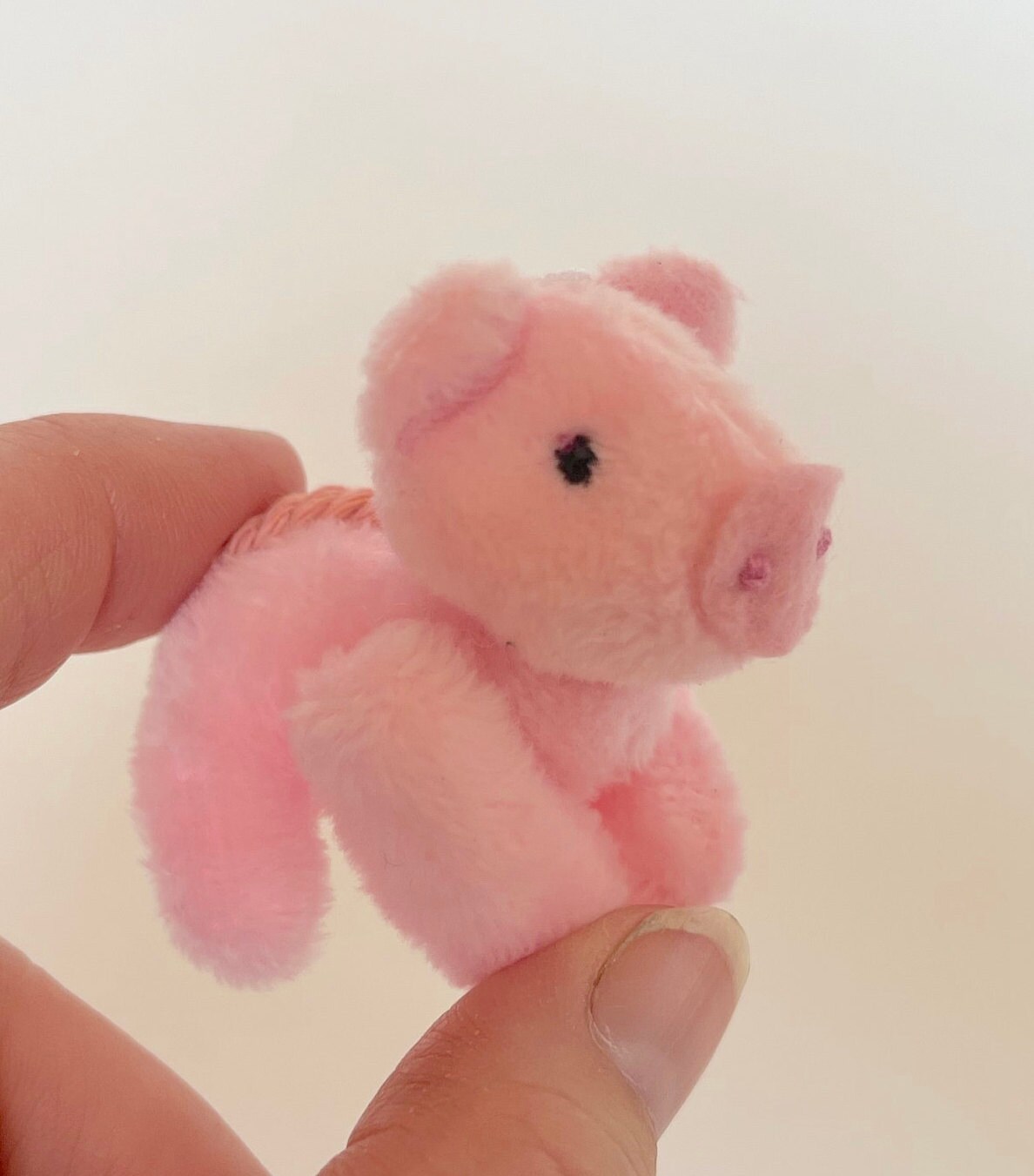 Miniature Plush Flying Pig for Craft Pig With Wings Pockets Backpack Keychain Doll Accessory Etsy UK