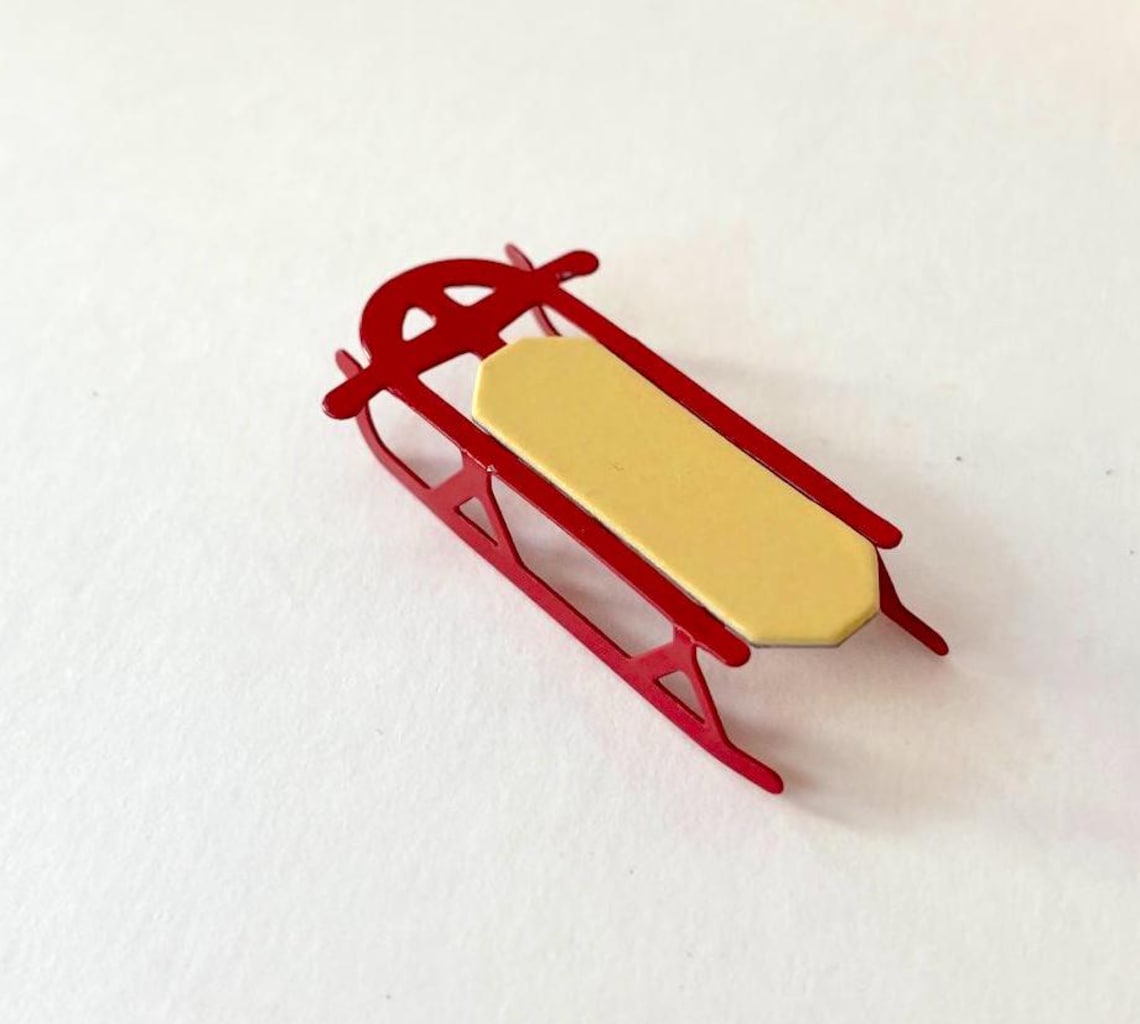 Miniature Dollhouse Sled - Etsy