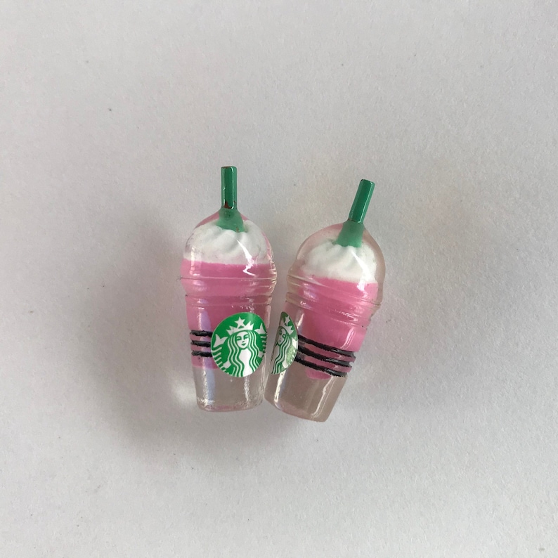 Miniature Starbucks Frappuccino Mini Iced Coffee Fairy Garden - Etsy