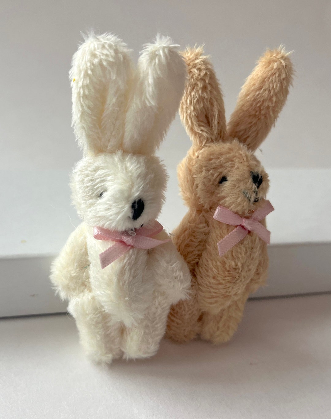 Small Stuffed Bunny Rabbit Tiny Plush Bunny Toy Bunny Rabbit Figurine ...