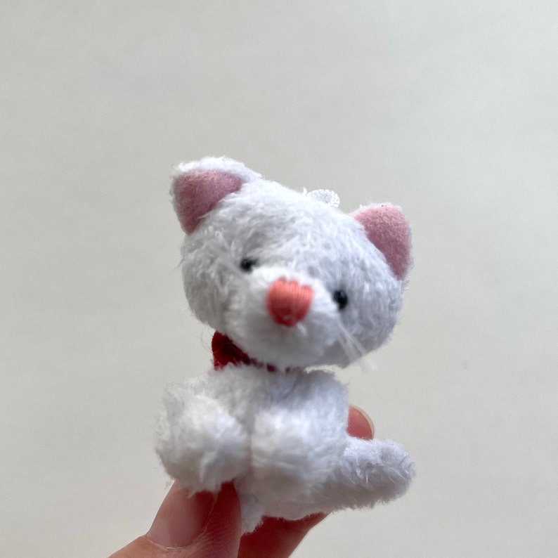 Miniature Plush Cat Kitten Stuffed Animal Doll Accessory - Etsy