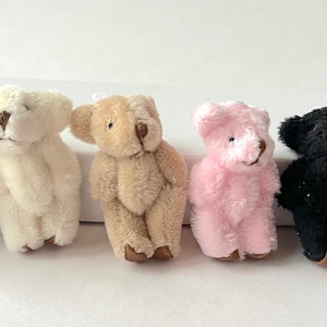 Very Tiny Soft Fuzzy Stuffed Teddy Bear (for 6yrs or Older) - Etsy