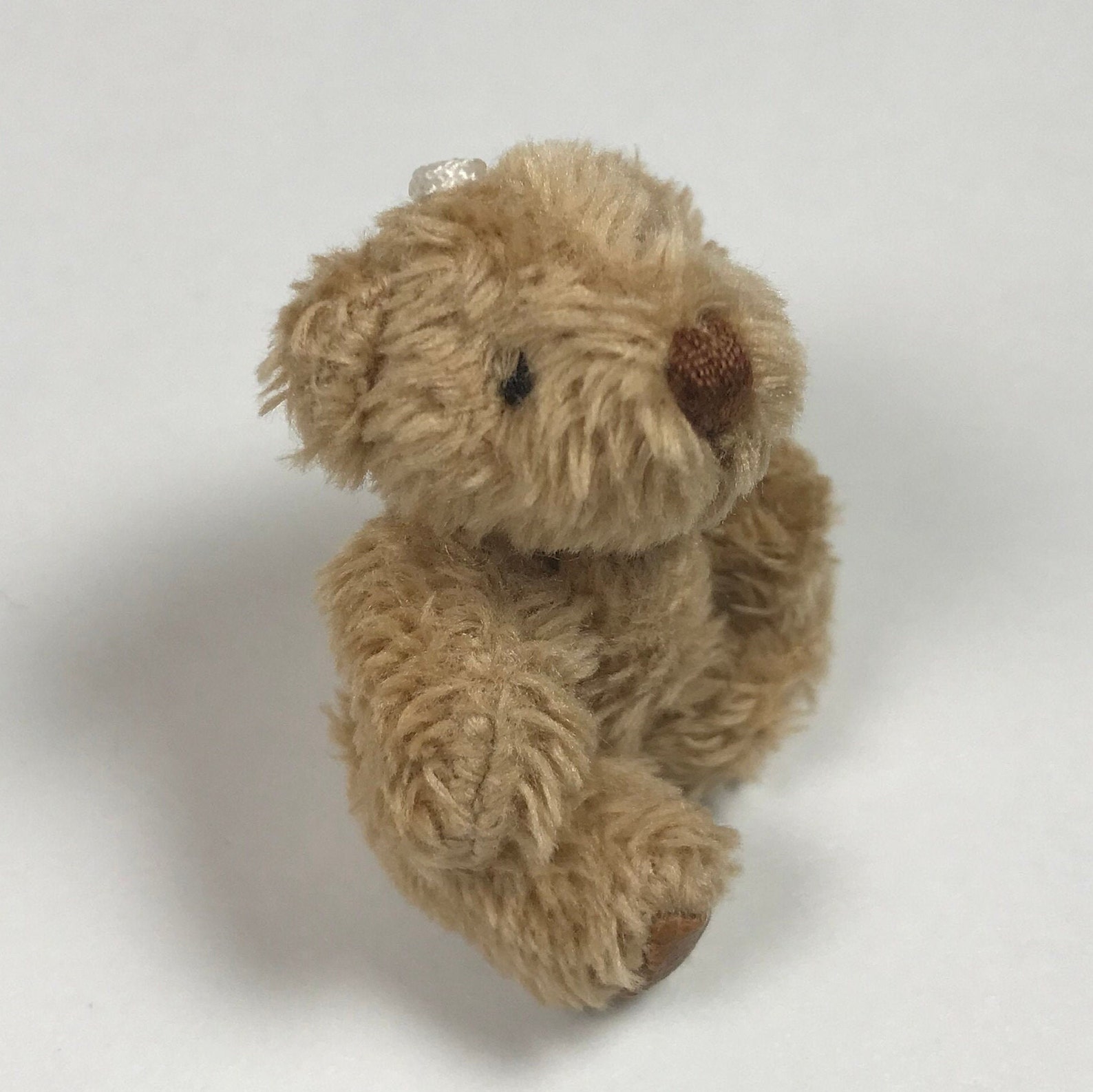 Very Tiny Soft Fuzzy Stuffed Teddy Bear for 6yrs or Older - Etsy UK