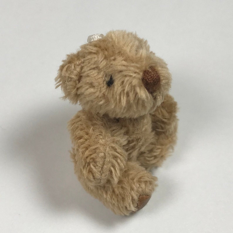 Very Tiny Soft Fuzzy Stuffed Teddy Bear for 6yrs or Older - Etsy UK