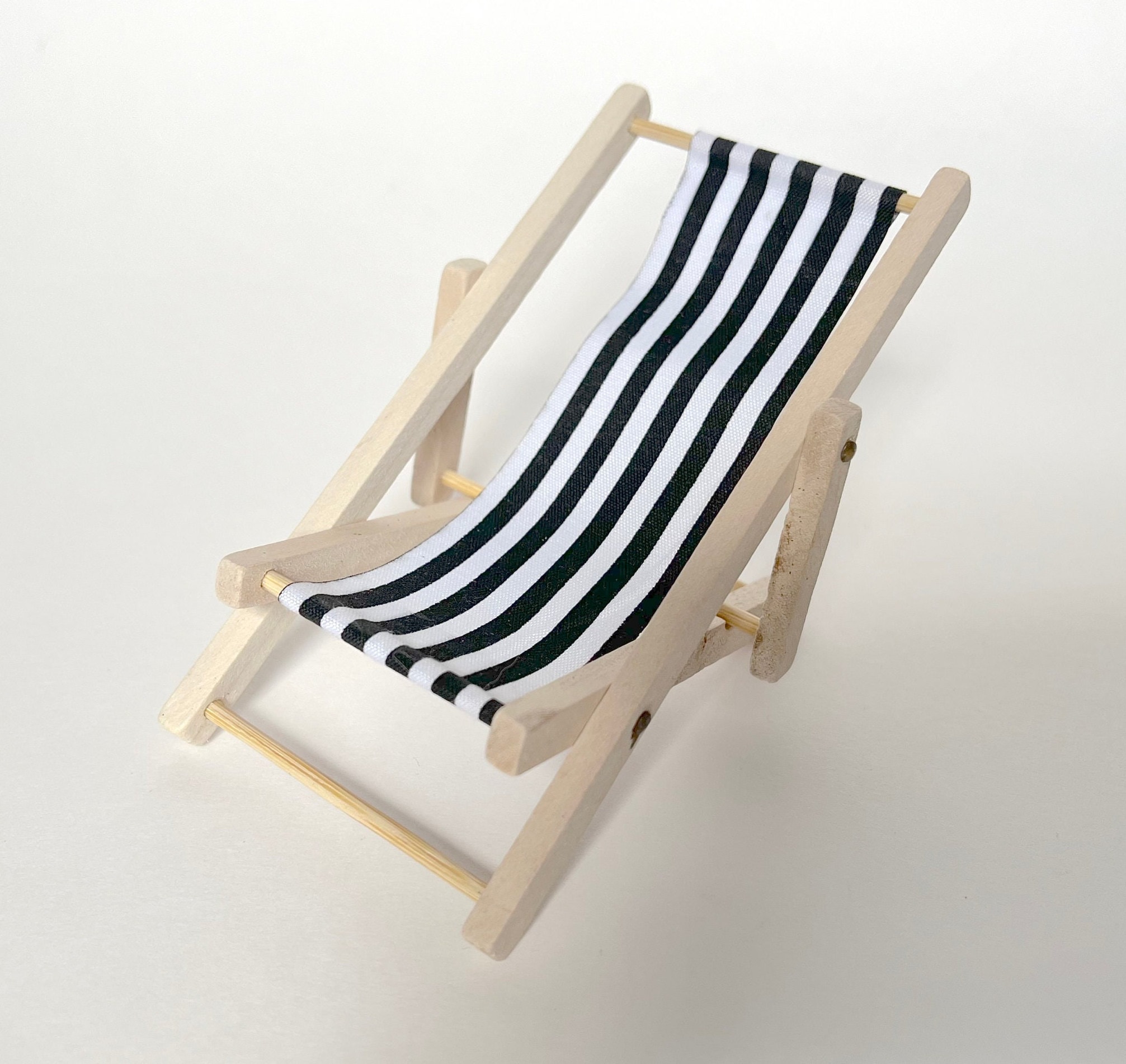 Miniature Beach Chair Pool Chair Lounge Chair Dollhouse Fairy Garden - Etsy