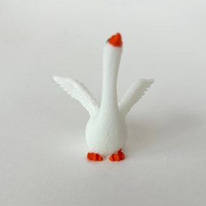 Miniature Swan Figurine Fairy Garden Dollhouse Micro Landscape - Etsy