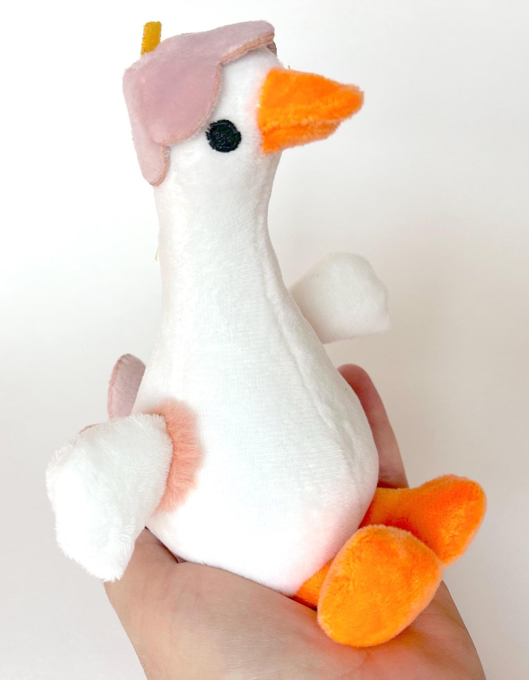 Small Plush Duck Stuffed Goose for Doll Pet - Etsy