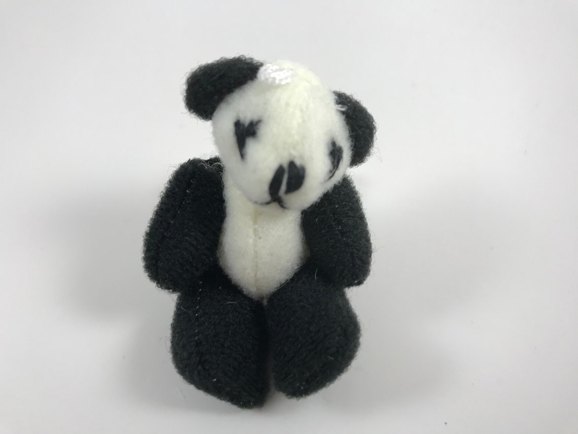 Miniature Panda Mini Panda Tiny Panda Plush Panda Stuffed | Etsy