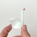 Miniature Swan Figurine Fairy Garden Dollhouse Micro Landscape - Etsy