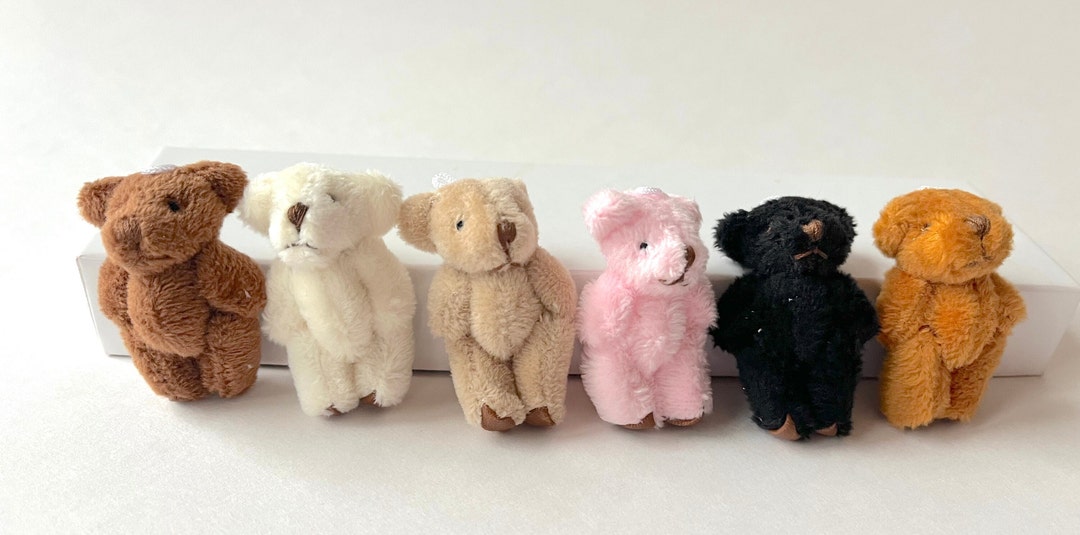 Very Tiny Soft Fuzzy Stuffed Teddy Bear (for 6yrs or Older) - Etsy