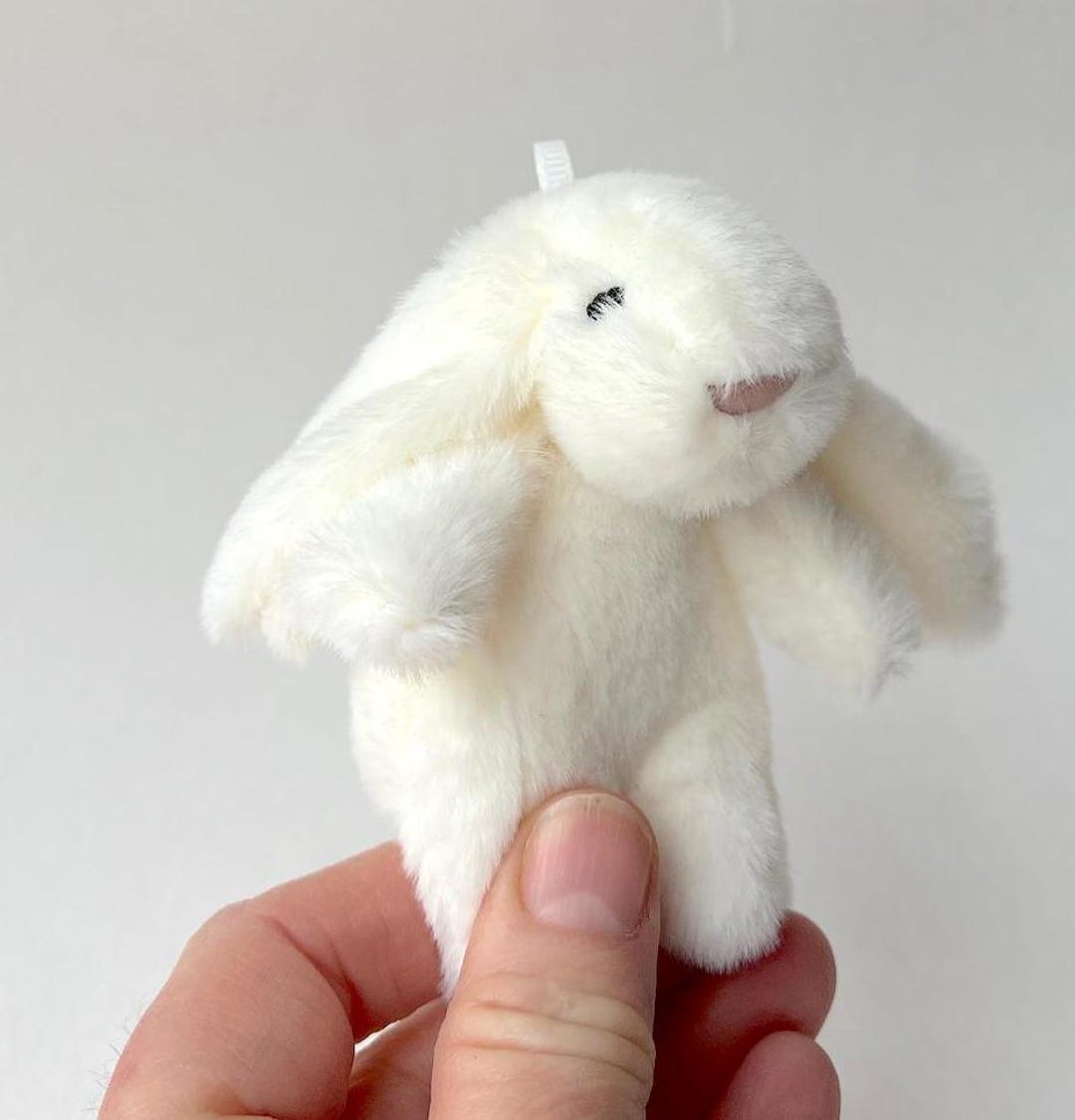 Small Plush Bunny Rabbit Doll Pet Doll Accessory - Etsy