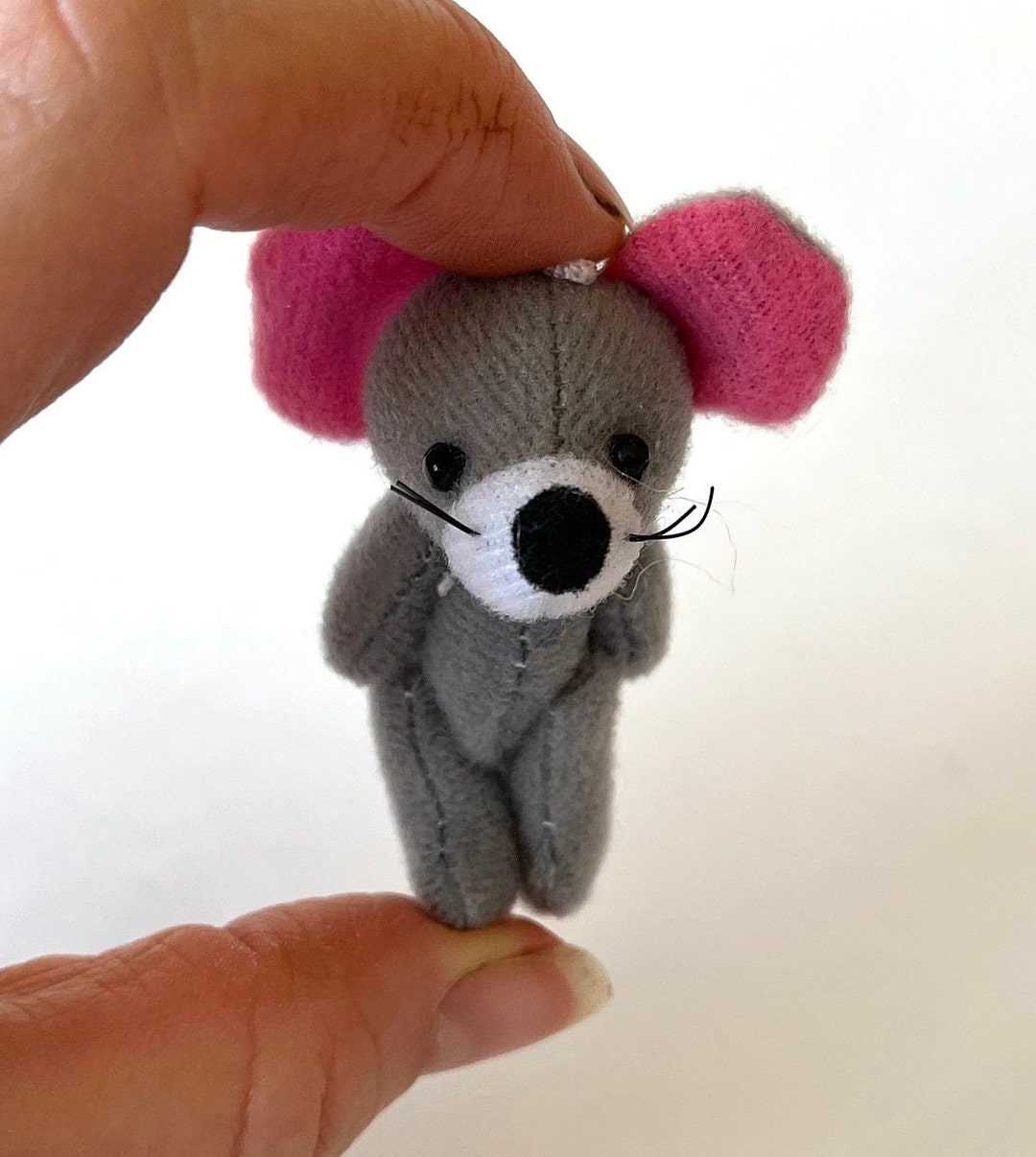 Tiny Mouse Mice Rat Mini Stuffed Animal Miniature Plush Toy Dollhouse ...