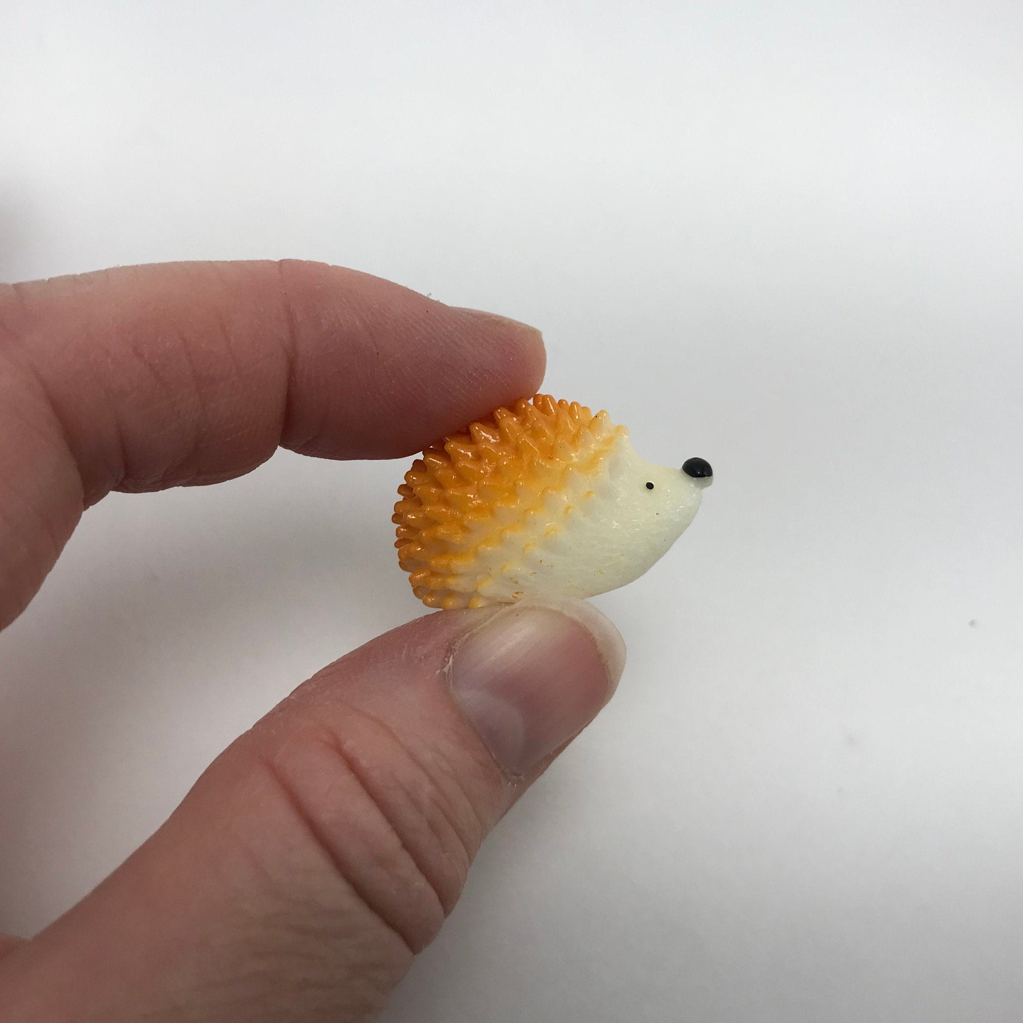 Miniature Hedgehog Fairy Garden Micro Landscape Dollhouse Resin Craft ...