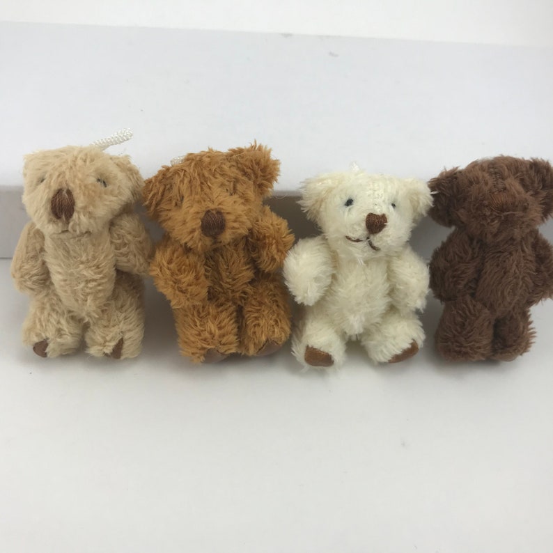 Very Tiny Soft Fuzzy Stuffed Teddy Bear for 6yrs or Older | Etsy