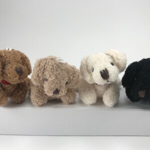 Miniature Stuffed Puppy Mini Plush Dog Doll Accessory | Etsy