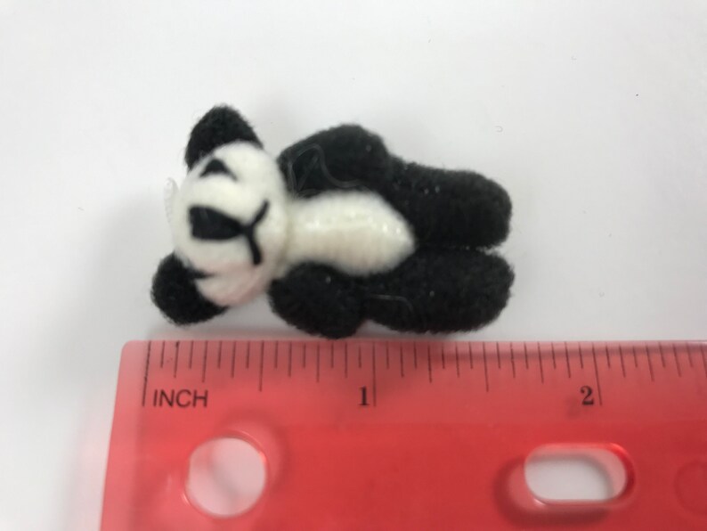 Tiny Panda Bear Mini Panda Bear Miniature Panda Bear Plush | Etsy