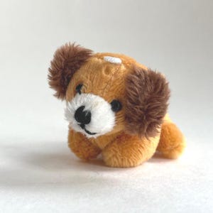 Miniature Stuffed Puppy Mini Plush Dog Doll Accessory Dollhouse Pet ...