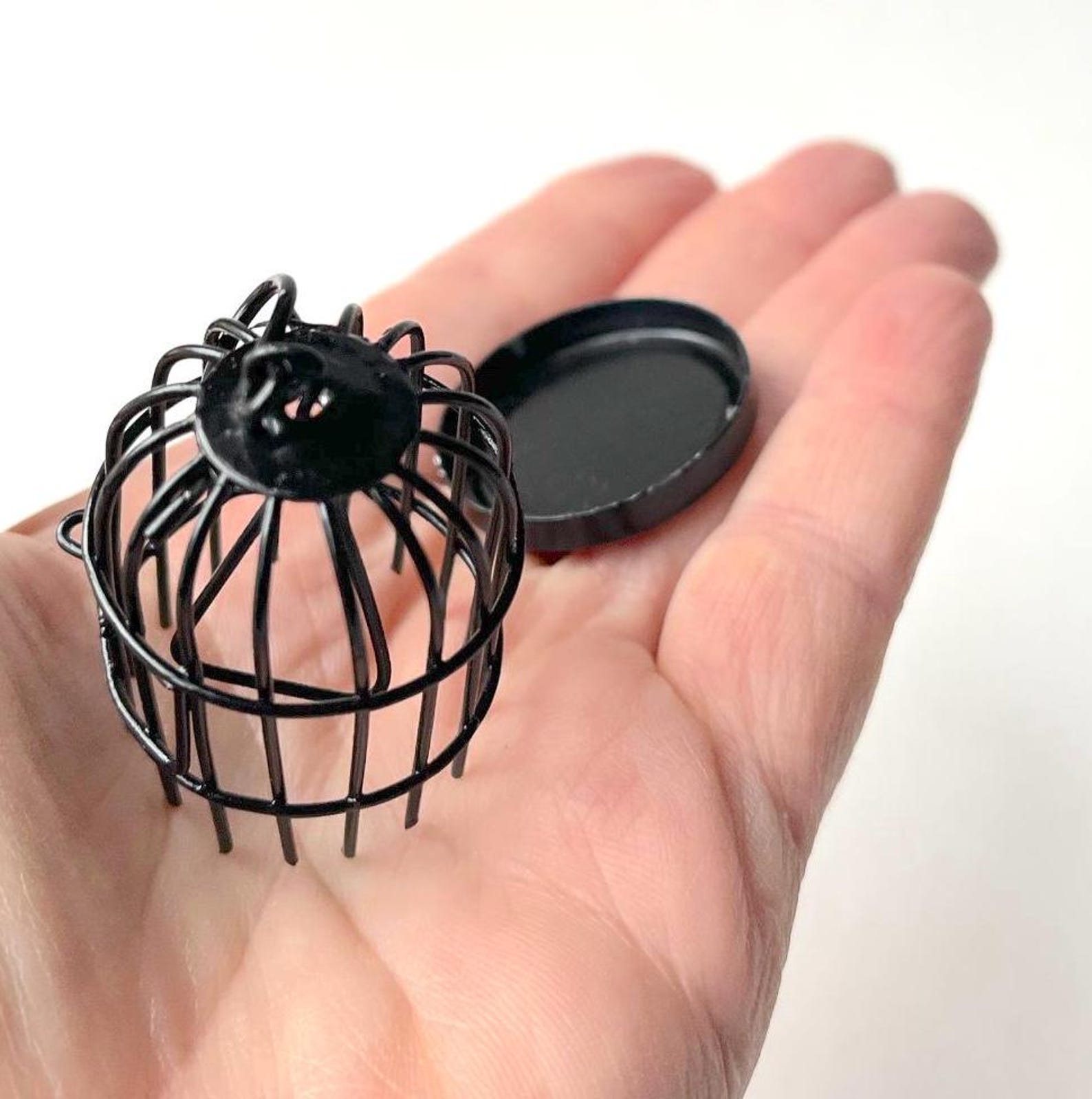 Miniature Birdcage Bluebird Bird Cage Mini Birds Tiny Blue Birds Fairy ...