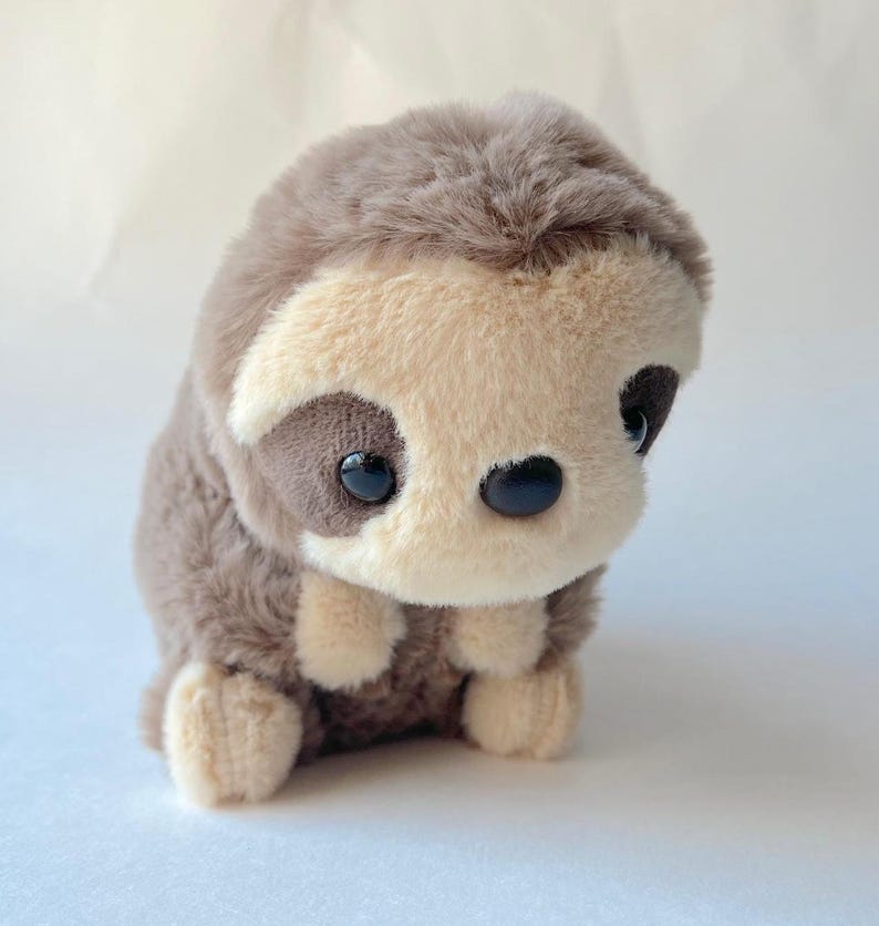 Small Plush Sloth - Etsy