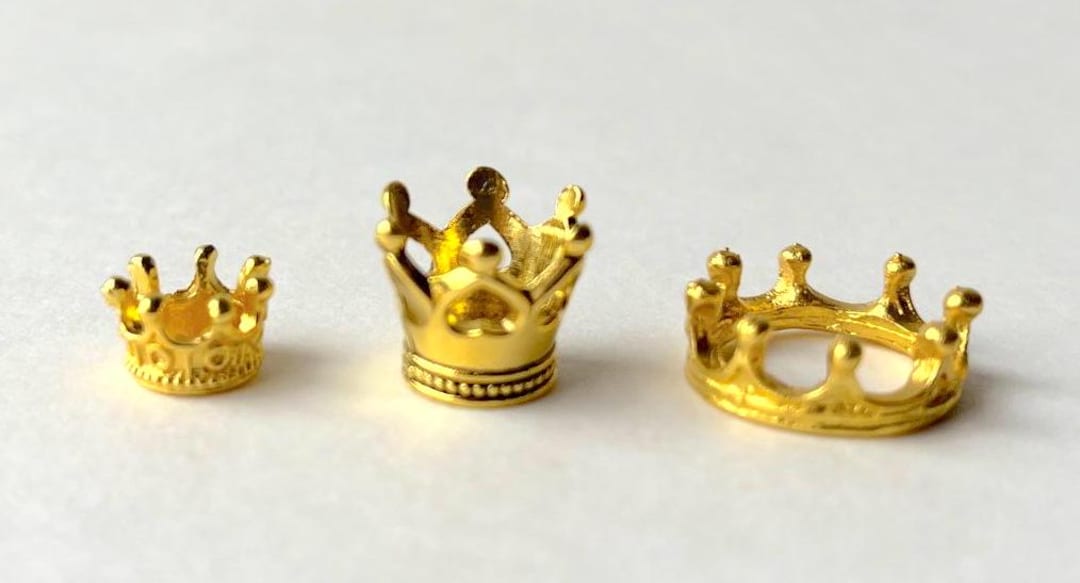 Miniature Crown Fairy Garden Dollhouse Miniature Craft Supply Prince ...