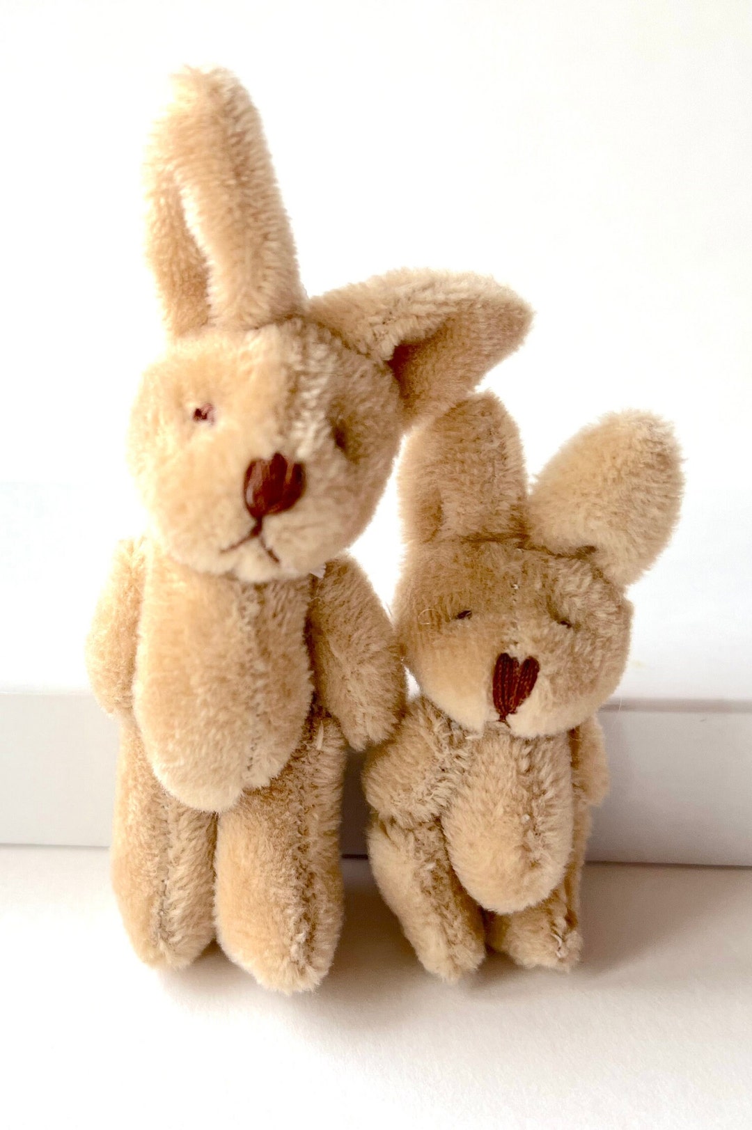 Small Stuffed Animal Plush Bunny Rabbit Craft Supply Dollhouse Toy ...
