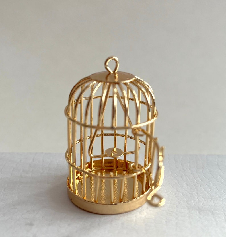 Miniature Birdcage Bluebird Bird Cage Mini Birds Tiny Blue - Etsy