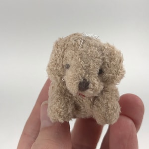 Miniature Stuffed Puppy Mini Plush Dog Doll Accessory | Etsy
