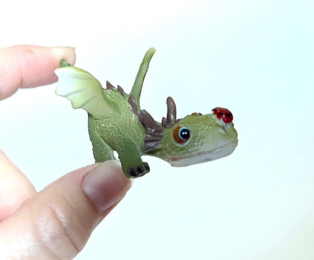 Miniature Dragon Fairy Garden Dollhouse Figurine - Etsy