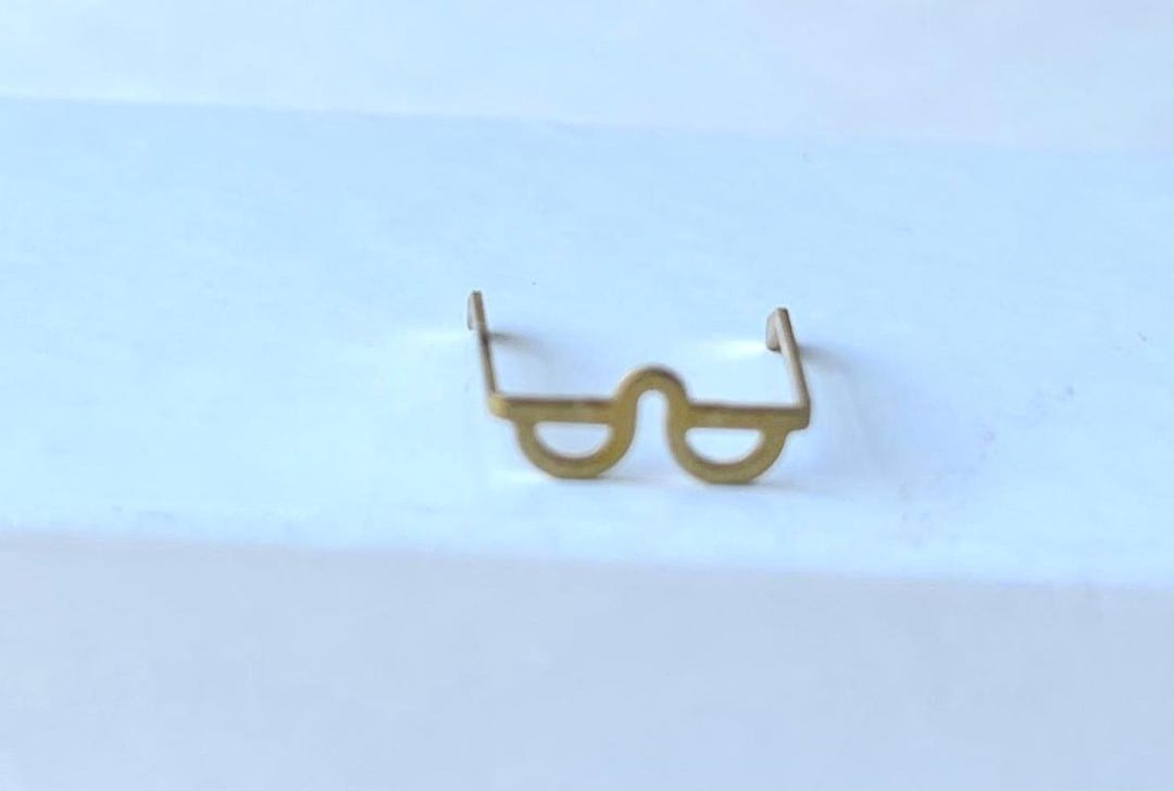 Miniature Eye Glasses Dollhouse Spectacles - Etsy
