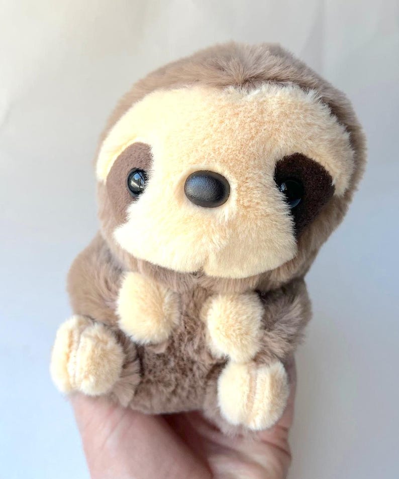 Small Plush Sloth - Etsy