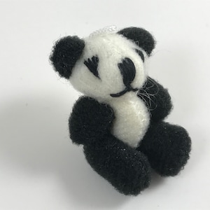 Tiny Panda Bear Mini Panda Bear Miniature Panda Bear Plush Panda Bear ...