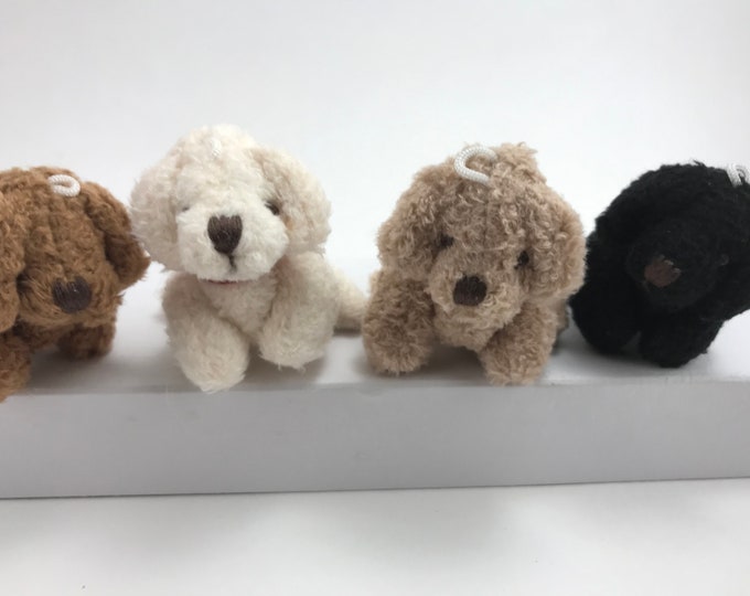 Miniature Stuffed Puppy Mini Plush Dog Doll Accessory | Etsy