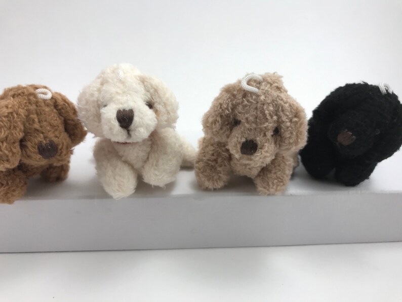 Miniature Stuffed Puppy Mini Plush Dog Doll Accessory | Etsy