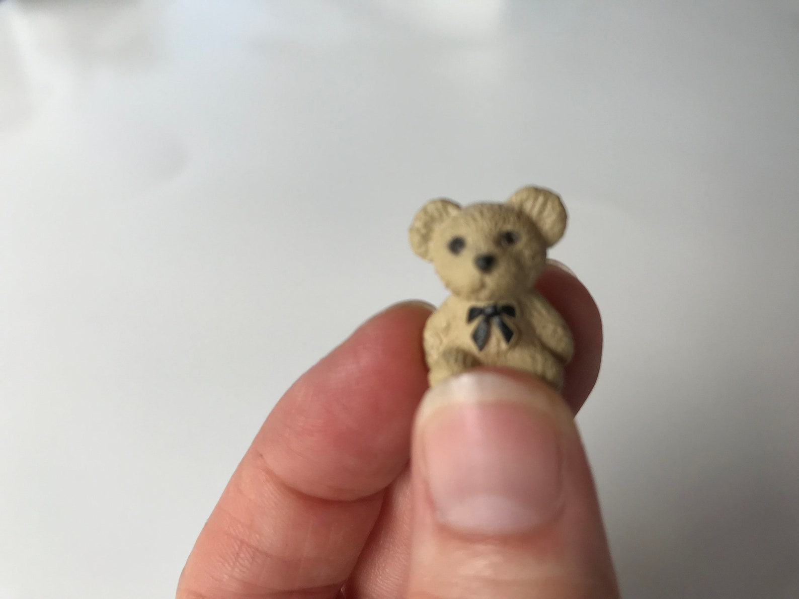 Miniature Teddy Bears Resin Craft Cabochon Dollhouse Fairy - Etsy