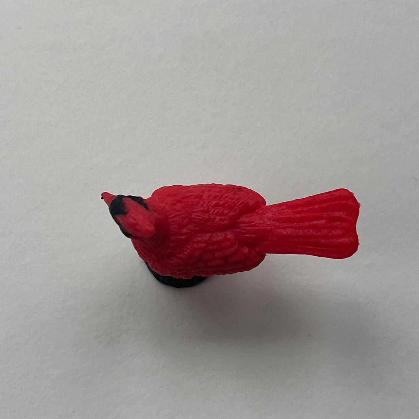 Miniature Red Bird Mini Cardinal Dollhouse Craft Supply - Etsy