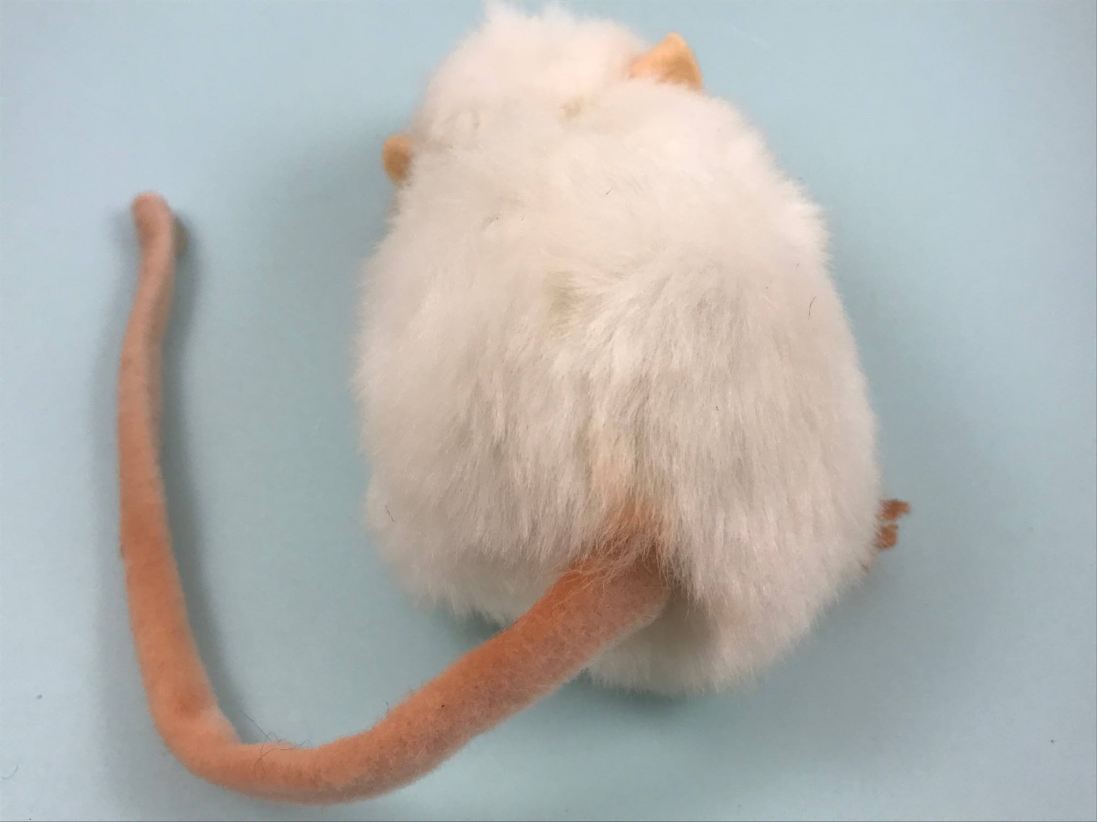Realistic Fake Plush Mouse Rat White Furry Rat Gift | Etsy