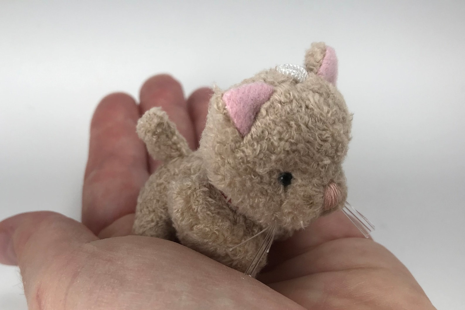 Miniature Plush Cat Kitten Stuffed Animal Doll Accessory Dollhouse Toy ...