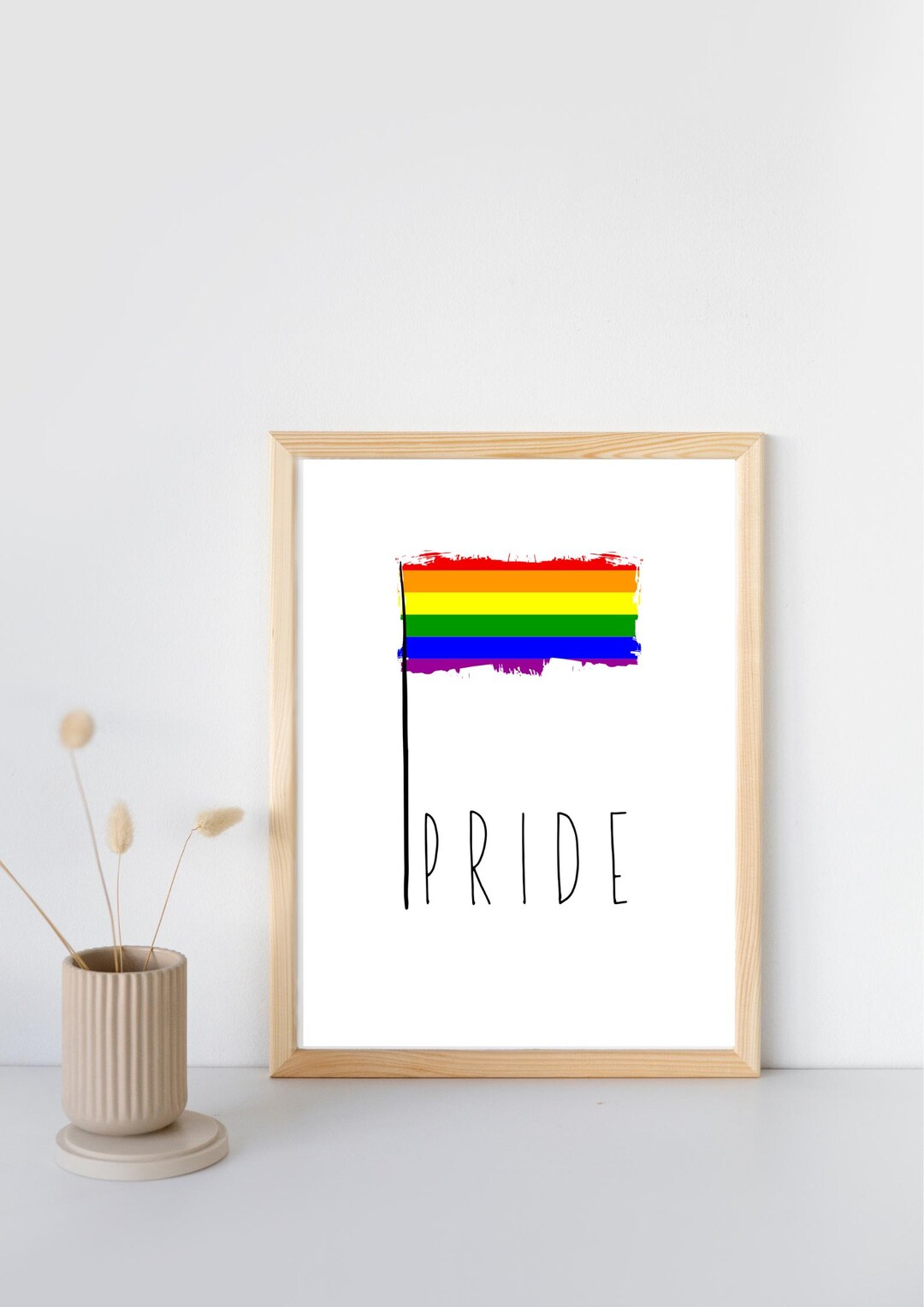A4 Pride Flag Poster - Etsy