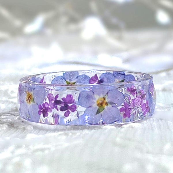 Clear Resin Ring - Etsy