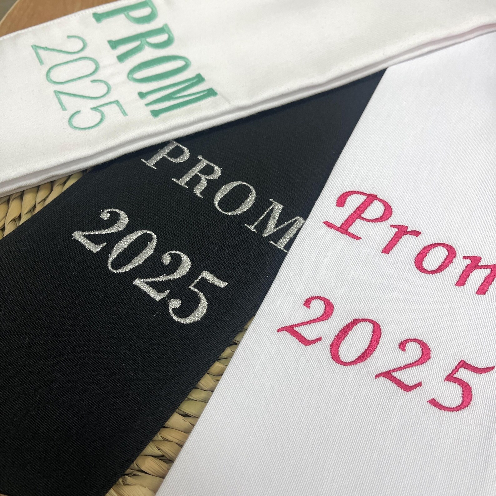 Custom Prom Ribbon, PROM Bouquet Sash With Name, Prom Bouquet Sash ...