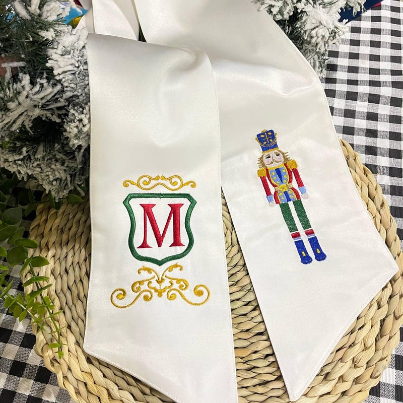 Embroidered Sash - Etsy